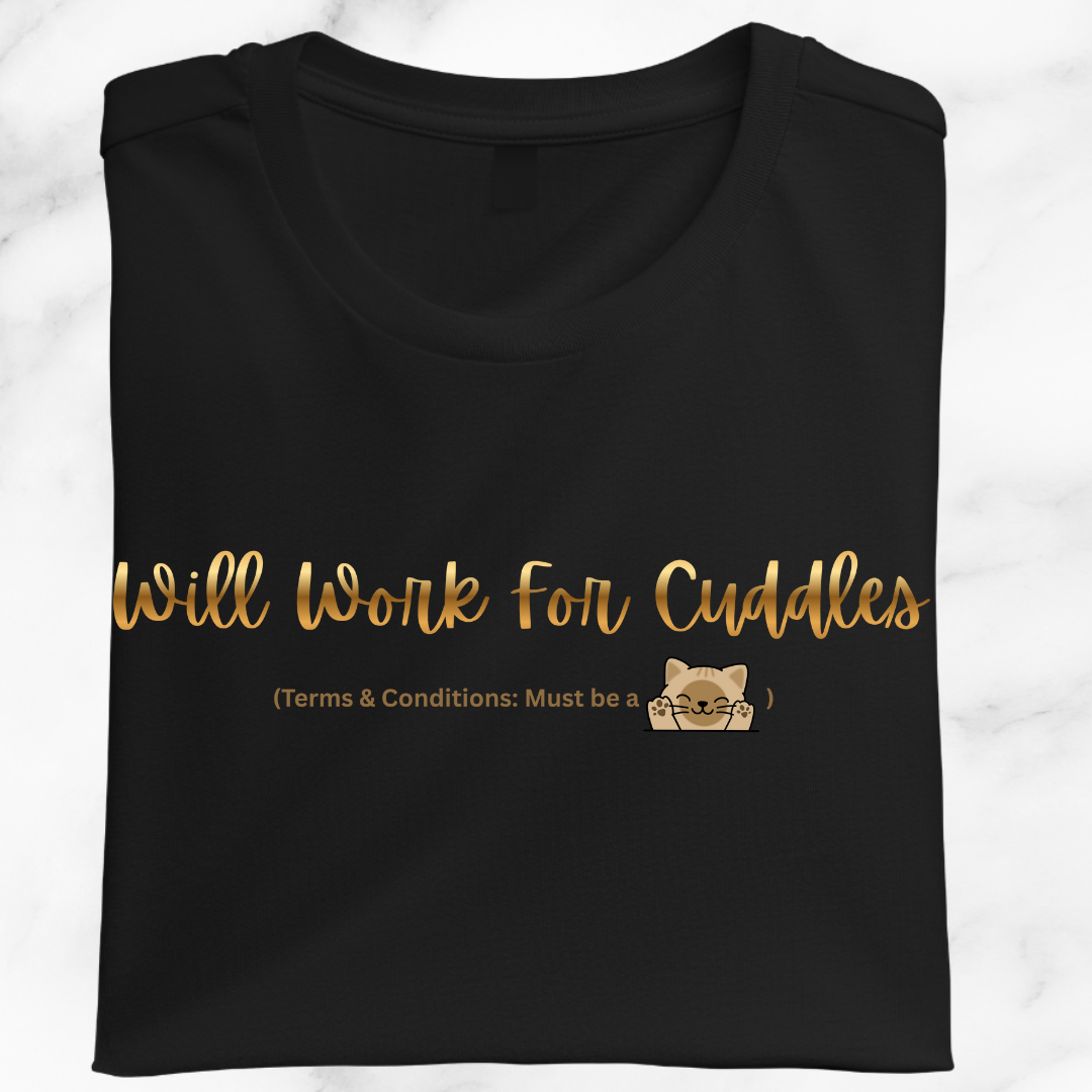 Work for Cuddles - Unisex Classic Crew T-Shirt – Athrangee
